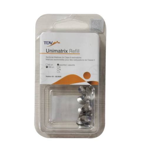 Septodont TDV Unimatrix sectional matrix (100 Assorted Matrices ...